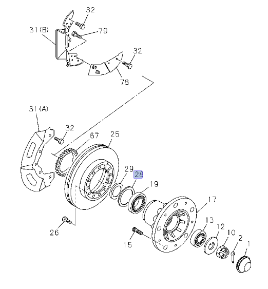 Isuzu front hub bearing seals p/n: GG8942481171 – G&G Fleet Supply