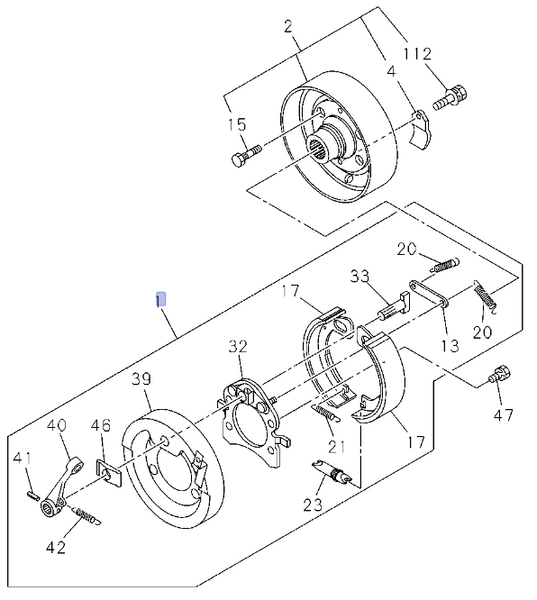 Isuzu Parking Brake Assembly p/n: GG8980343050 – G&G Fleet Supply